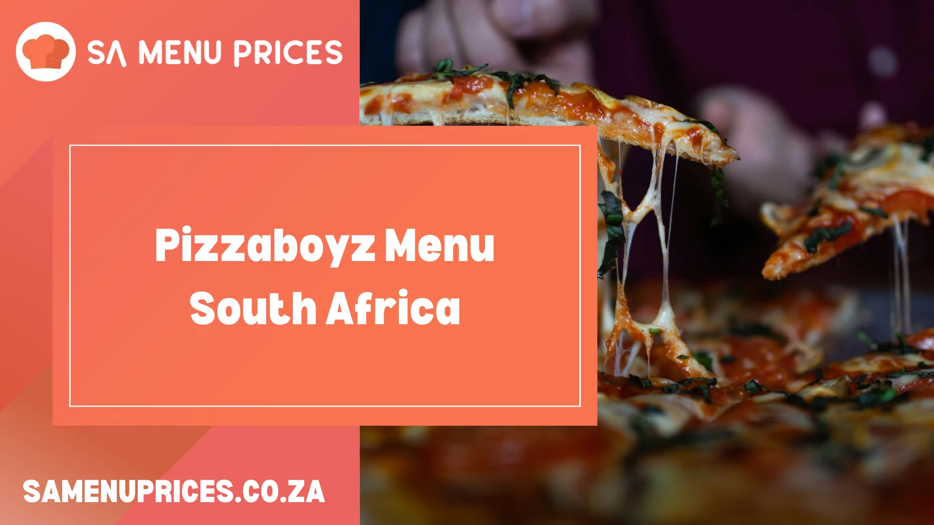 Pizzaboyz Menu South Africa - South Africa Menu Prices
