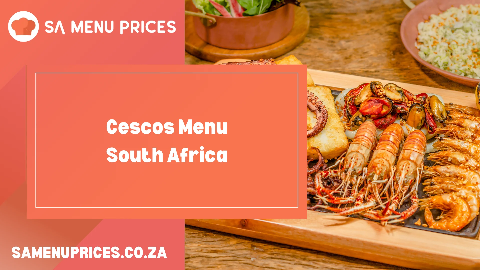 Cescos Menu South Africa - South Africa Menu Prices