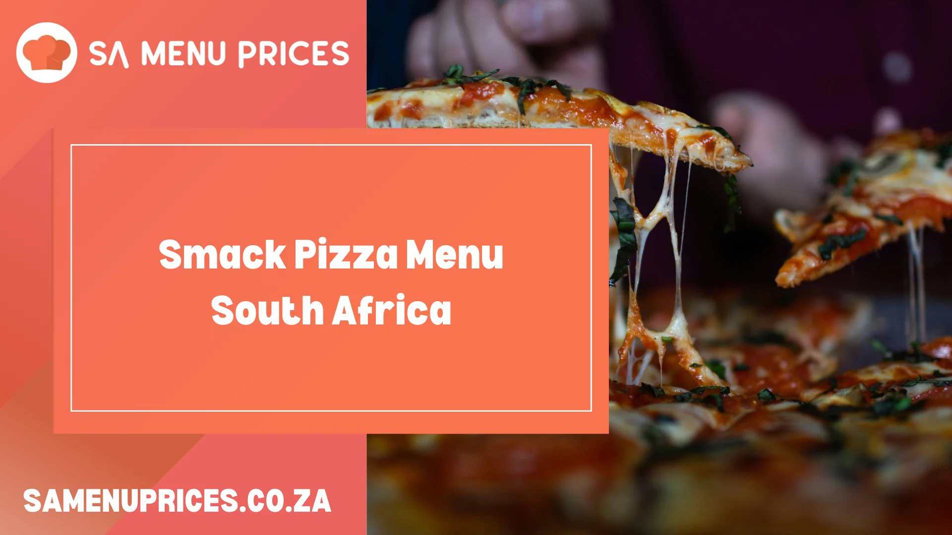 Smack Pizza Menu South Africa - South Africa Menu Prices