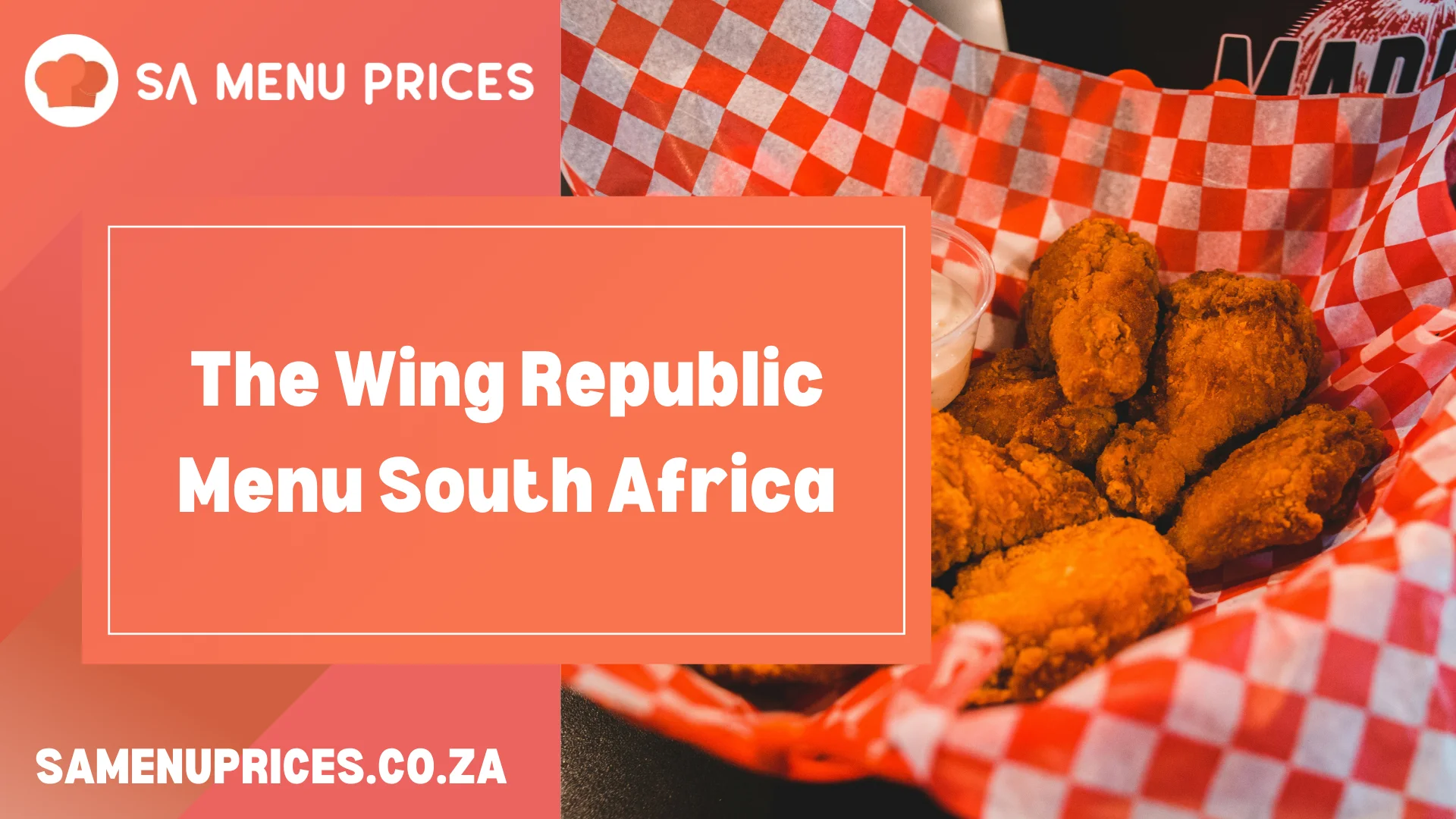 The Wing Republic Menu South Africa - South Africa Menu Prices