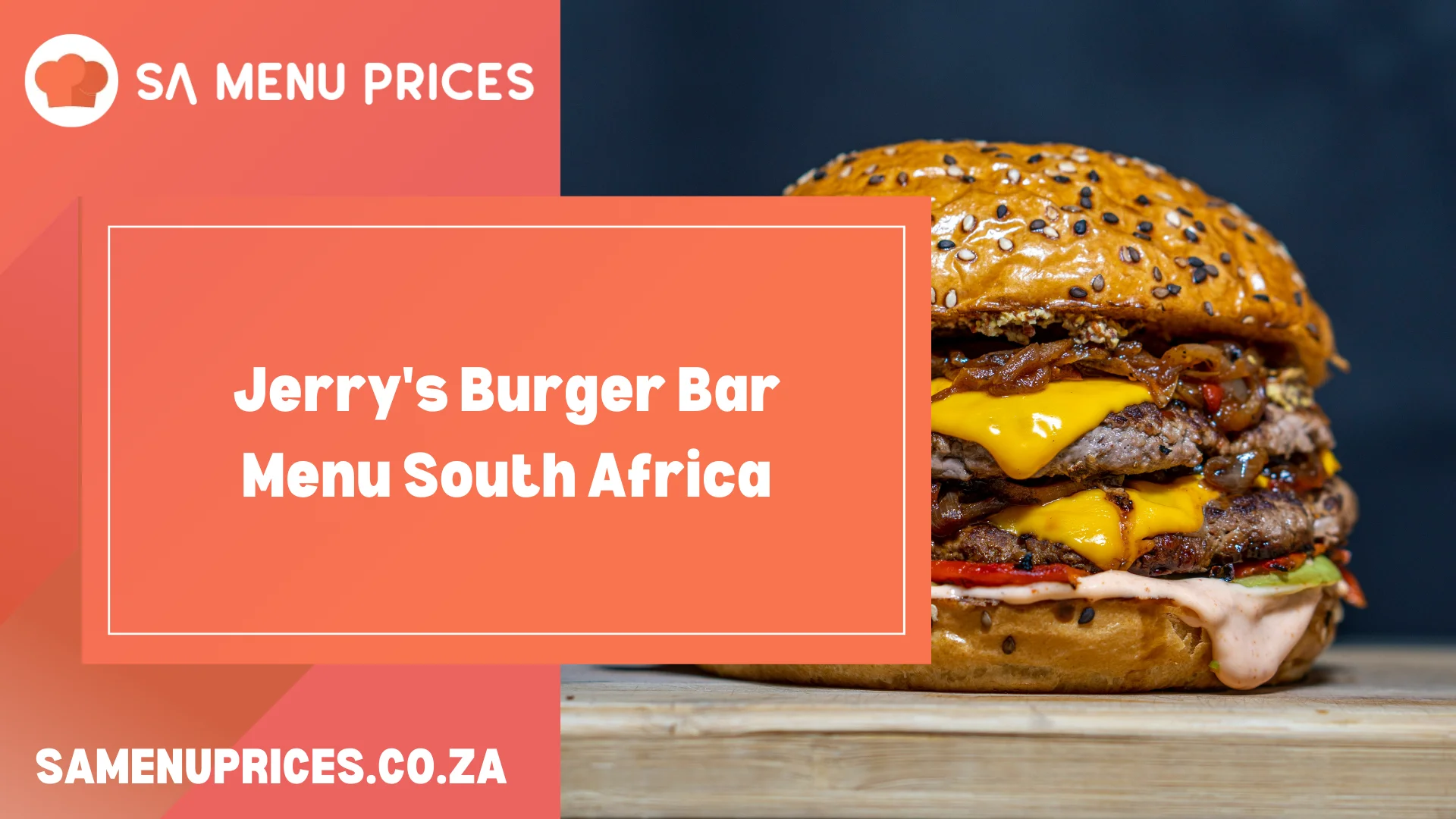 Jerry's Burger Bar Menu South Africa - South Africa Menu Prices