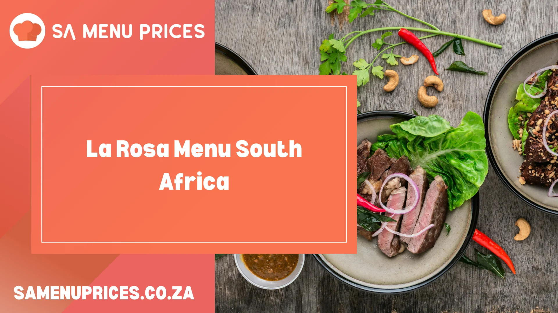 La Rosa Menu South Africa - South Africa Menu Prices