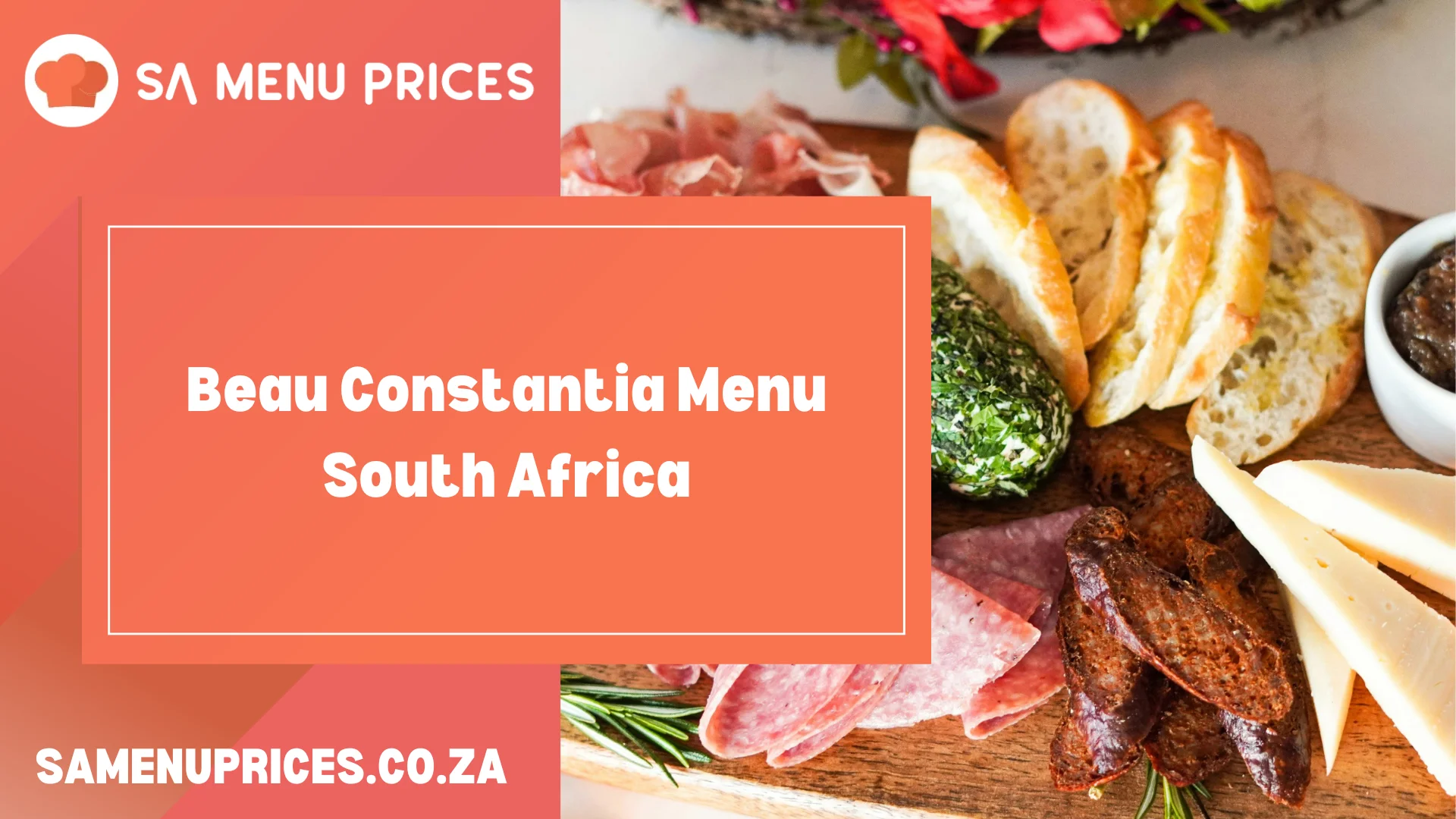 Beau Constantia Menu South Africa - South Africa Menu Prices
