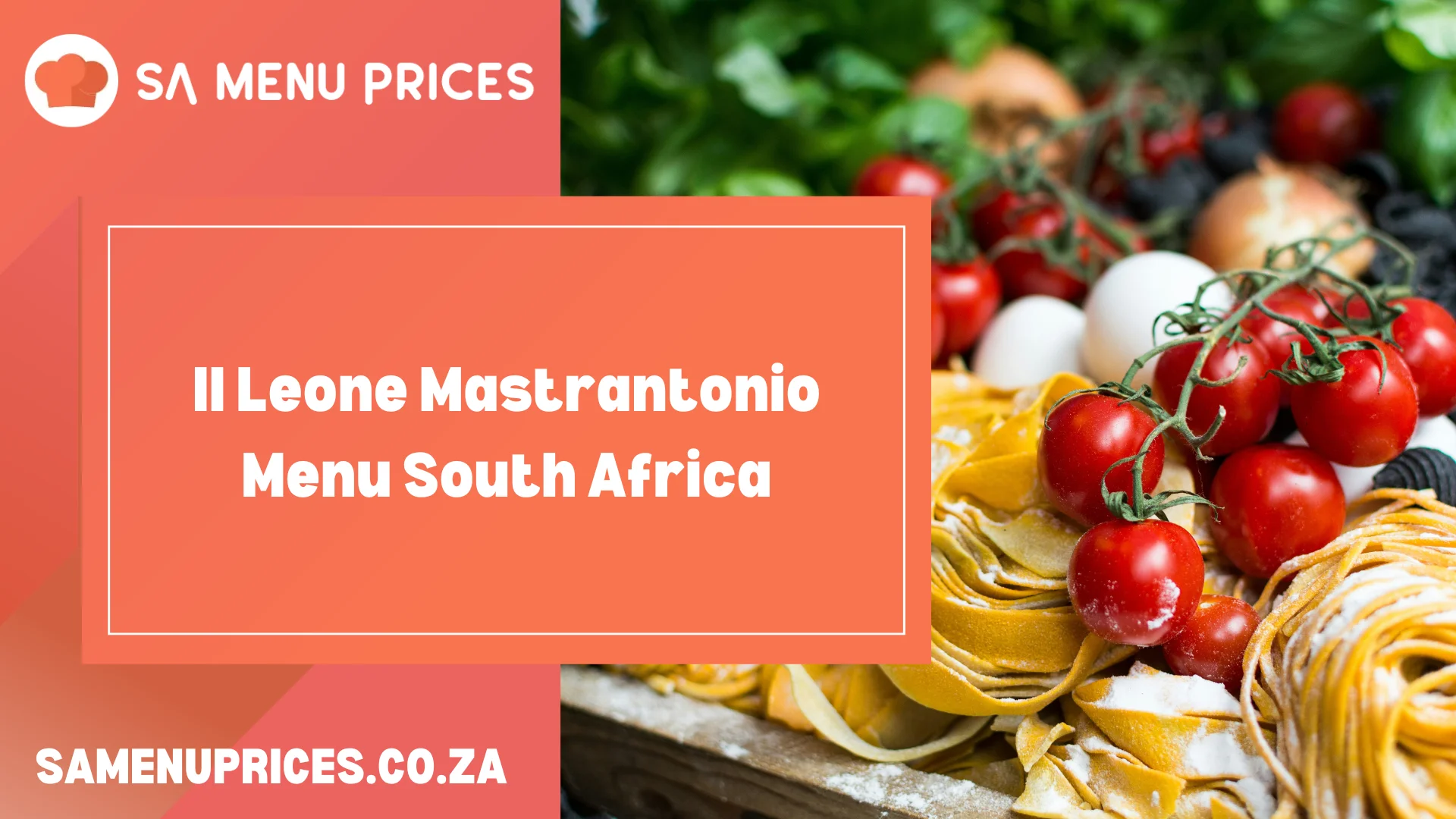 Il Leone Mastrantonio Menu South Africa - South Africa Menu Prices