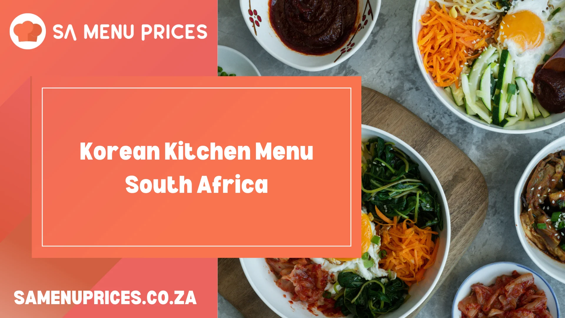 Korean Kitchen Menu South Africa - South Africa Menu Prices
