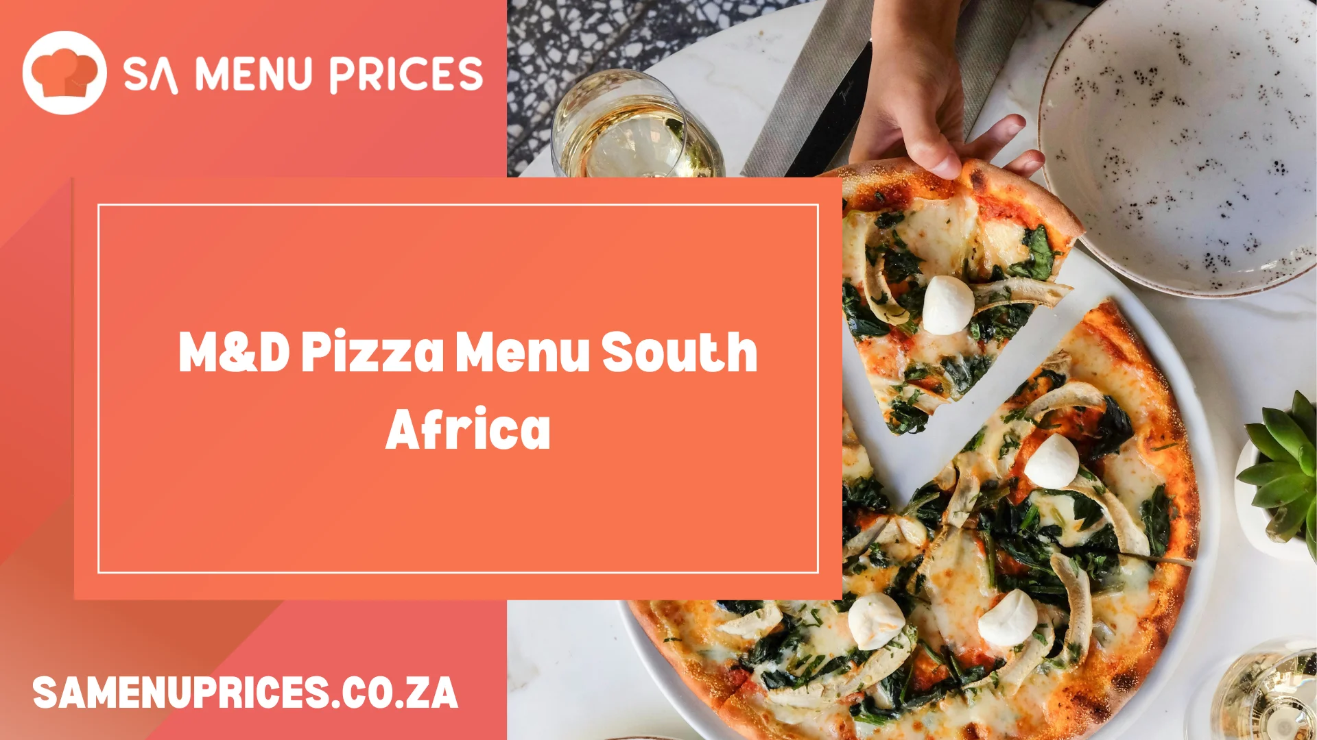 M&D Pizza Menu South Africa - South Africa Menu Prices