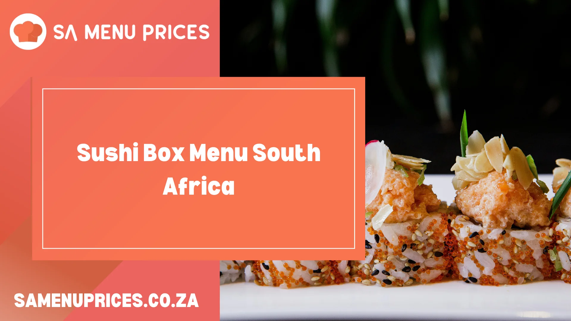 Sushi Box Menu South Africa - South Africa Menu Prices