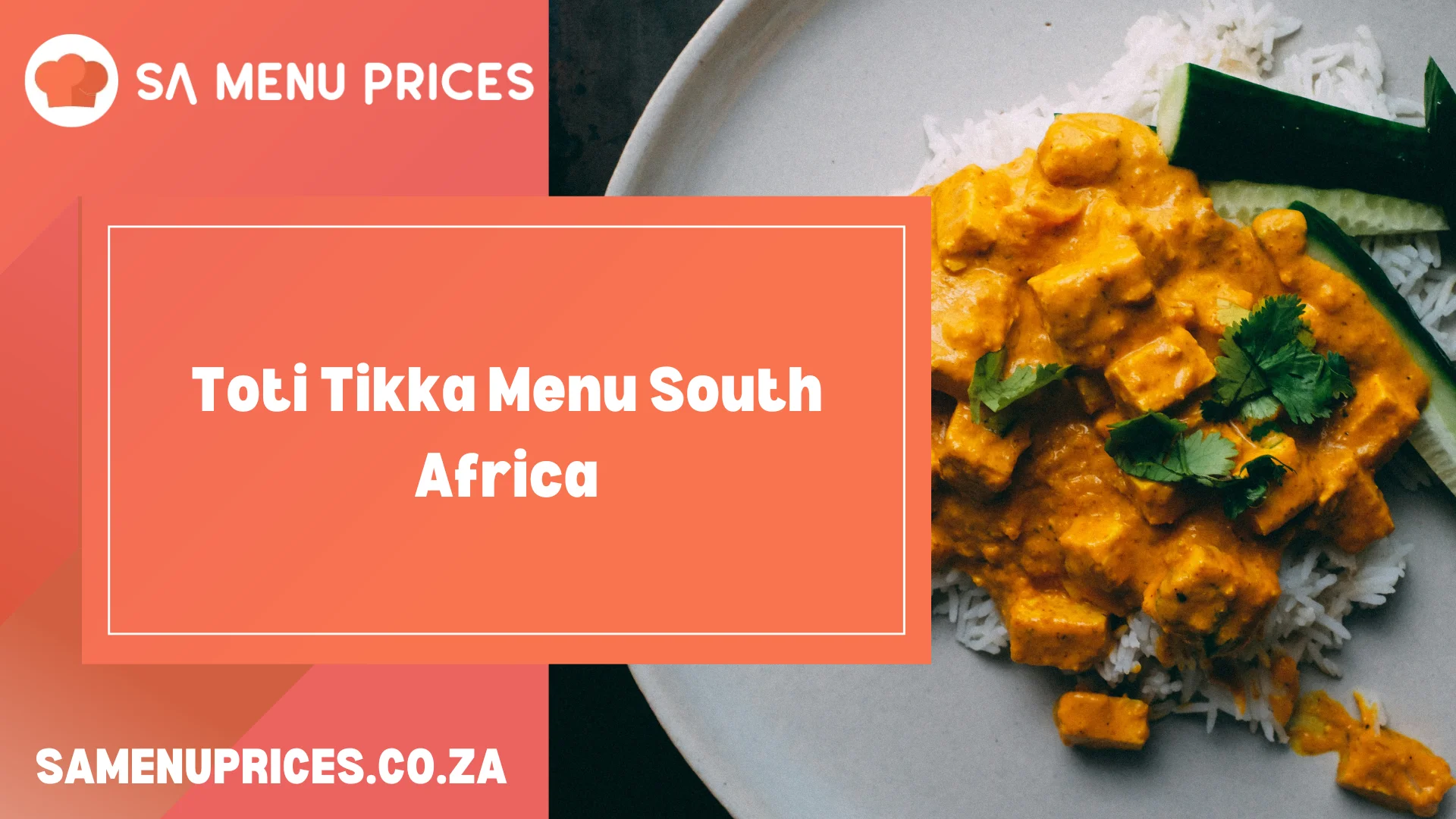 Toti Tikka Menu South Africa - South Africa Menu Prices